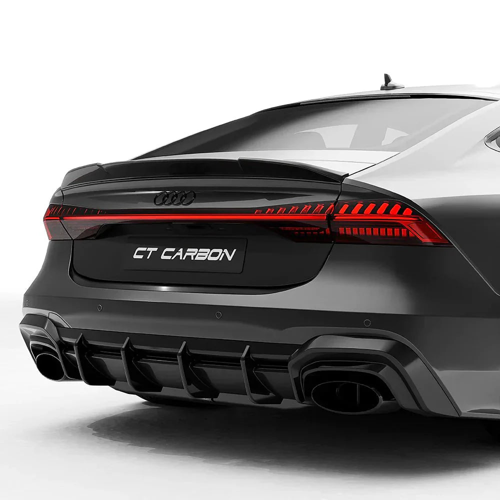 AUDI RS7 C8 PRE-PREG 2X2 CARBON FIBRE REAR SPOILER BY CT DESIGN (2019 ...
