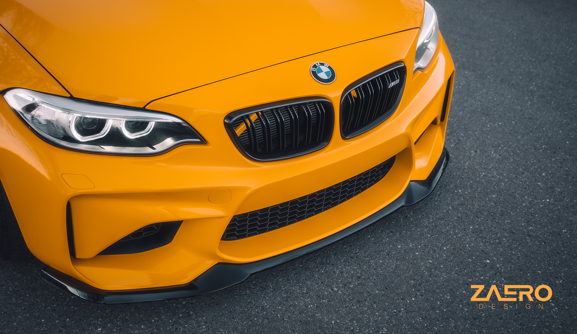 BMW M2 OG F87 EVO-S Gloss Black Front Splitter – ACM Technik LLC